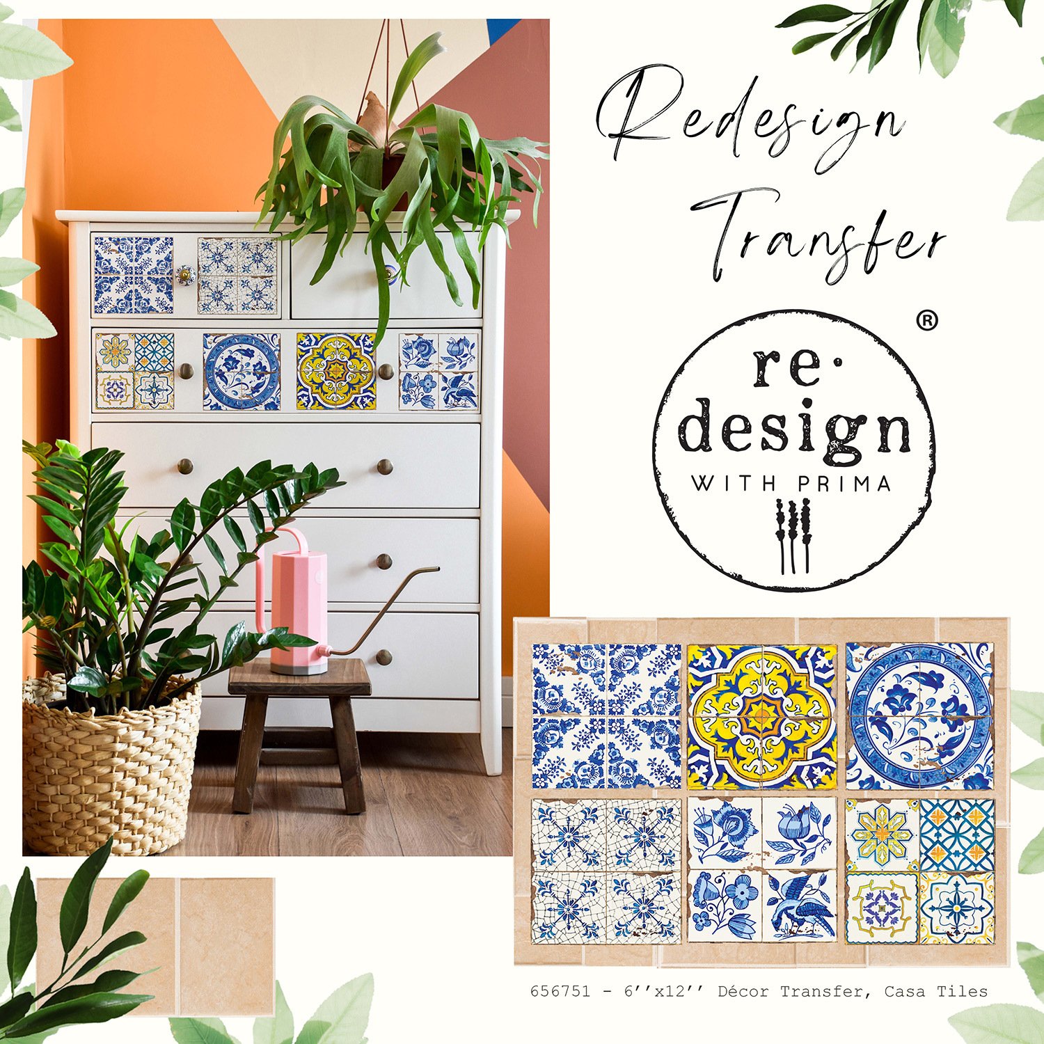 Casa Tiles | Redesign With Prima Small Decor Transfer - Vintage Charm