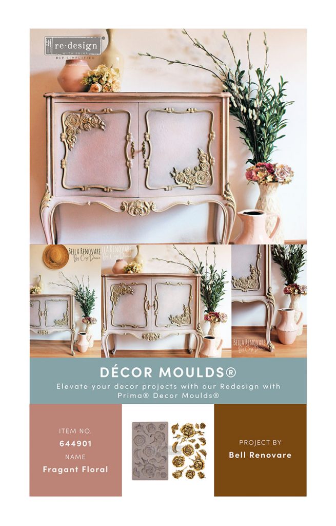 Fragrant Roses | Redesign With Prima Decor Mould - Vintage Charm