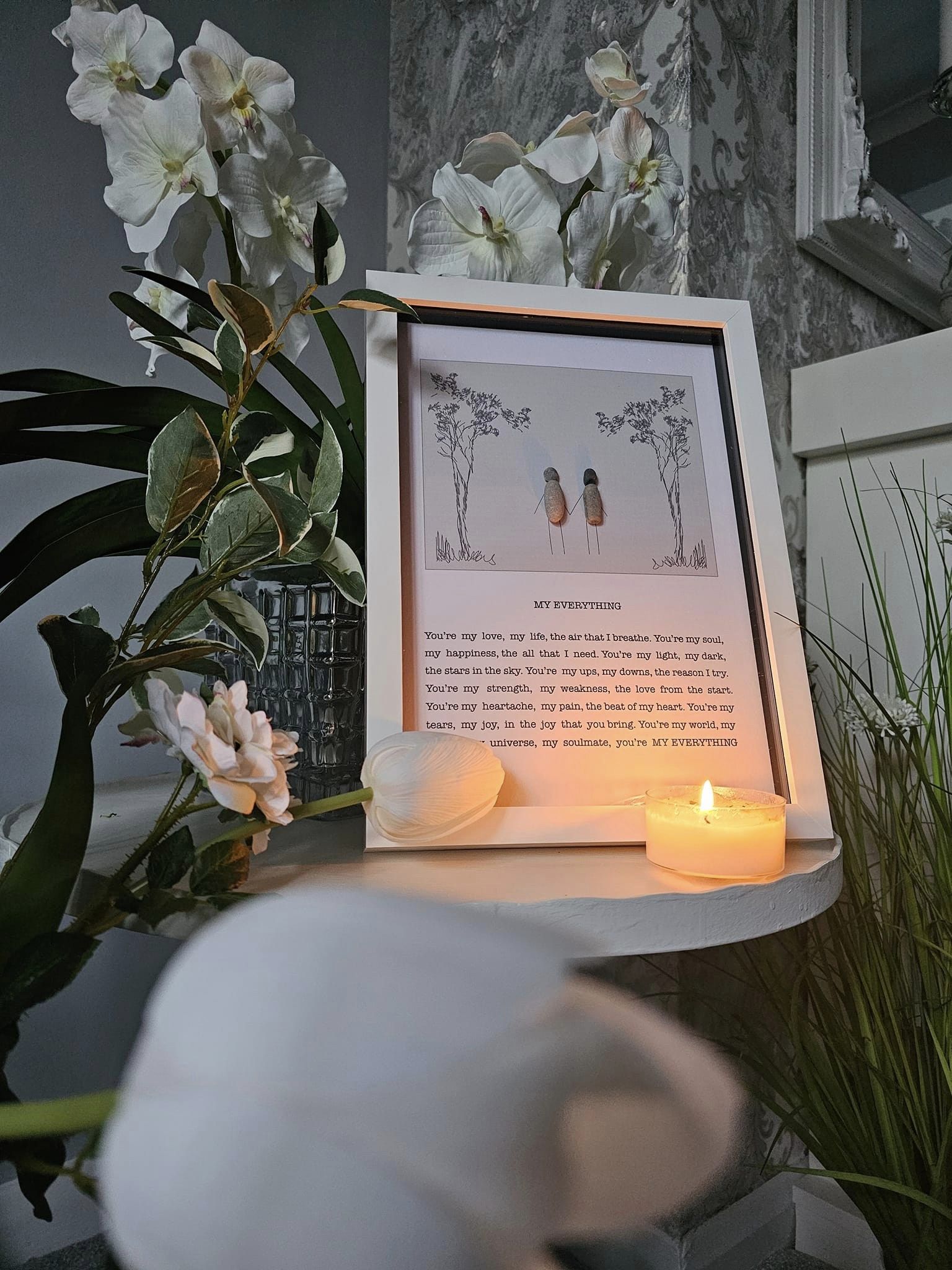 Handmade Pebble Art | My Everything - Vintage Charm