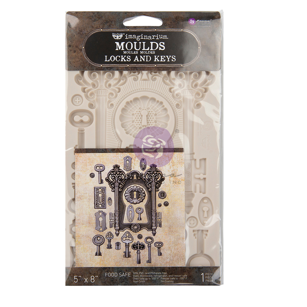 Mechanical Lock & Keys | Redesign with Prima Decor Mould - Vintage Charm