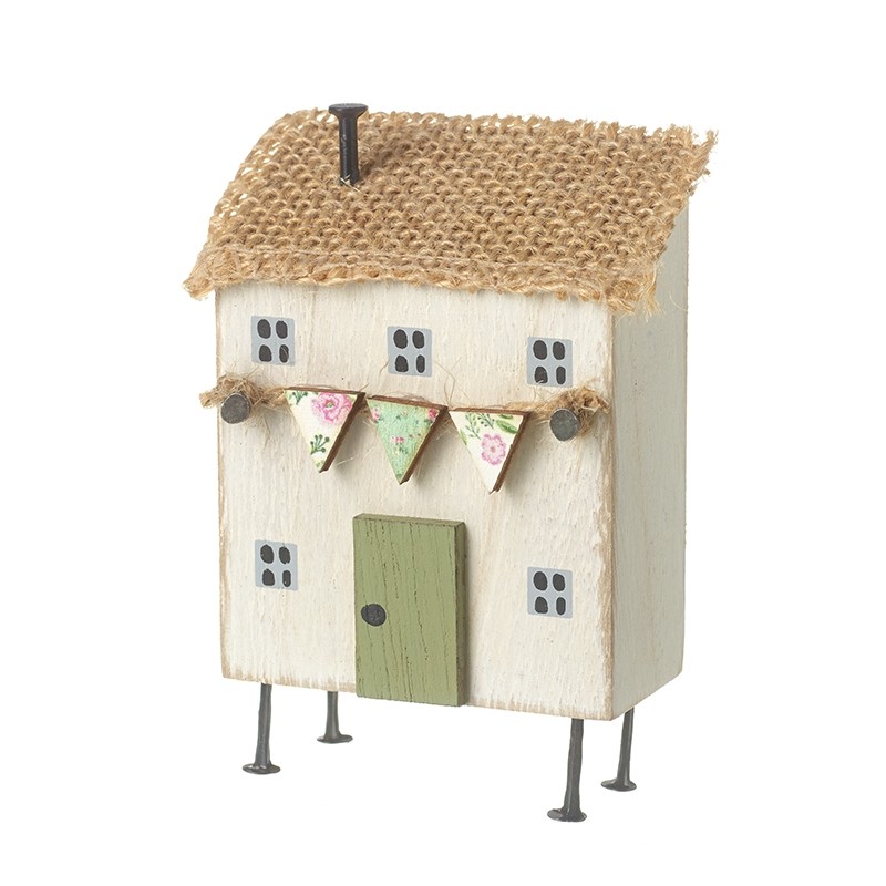 Little Wooden House On Legs - Vintage Charm