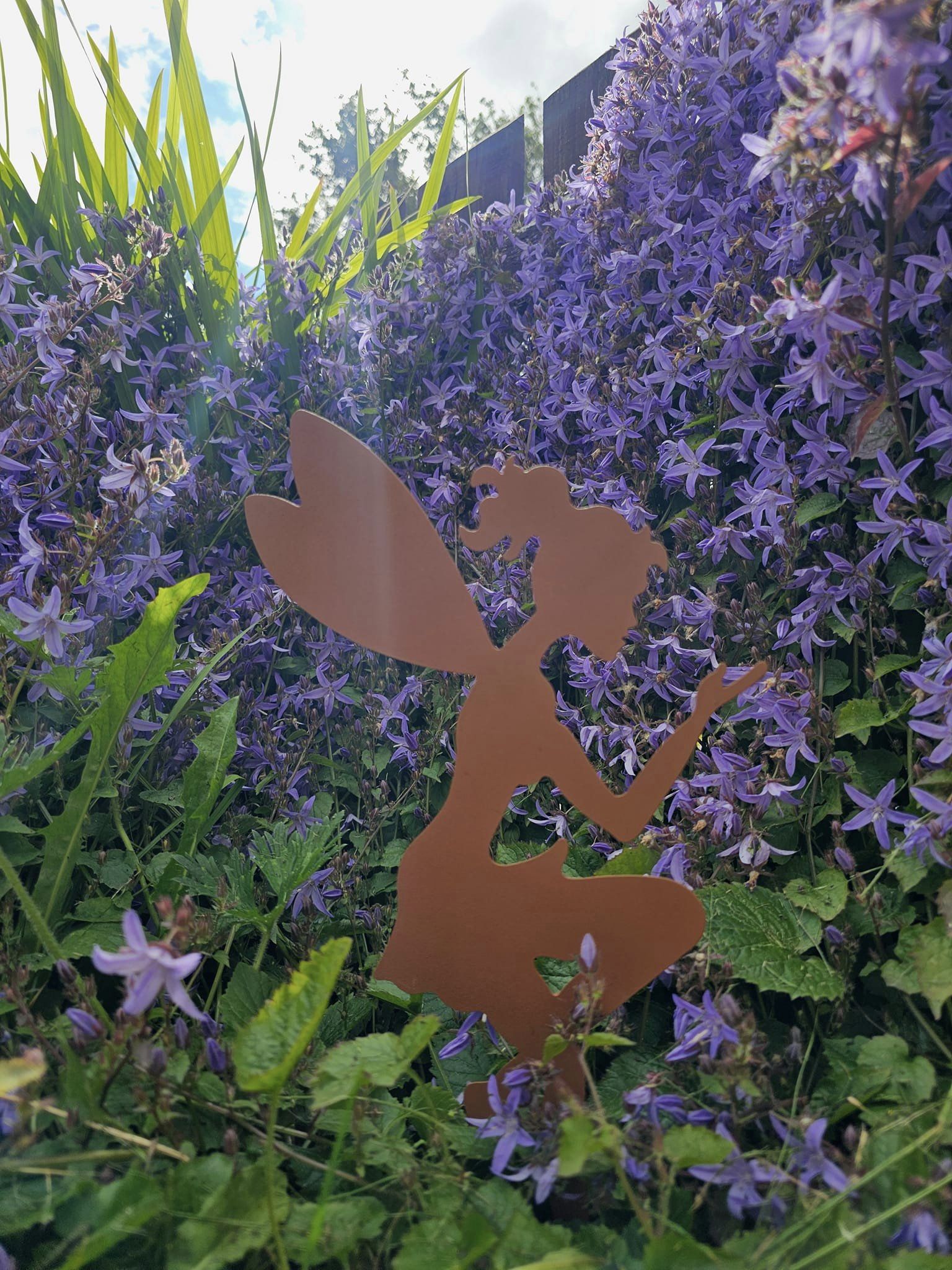 Rustic Fairy Design Garden Metal Stake Mix | Set Of 3 - Vintage Charm