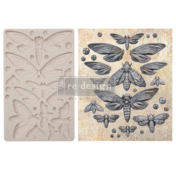 Nocturnal Insects | Redesign With Prima Decor Mould - Vintage Charm