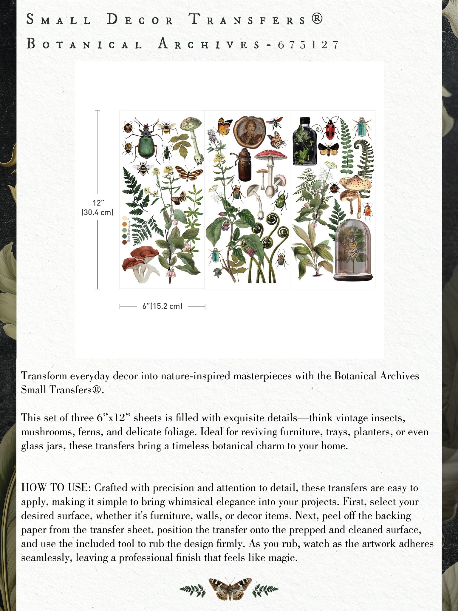 Ephemera Enclave | Redesign With Prima Middy Decor Transfer - Vintage Charm